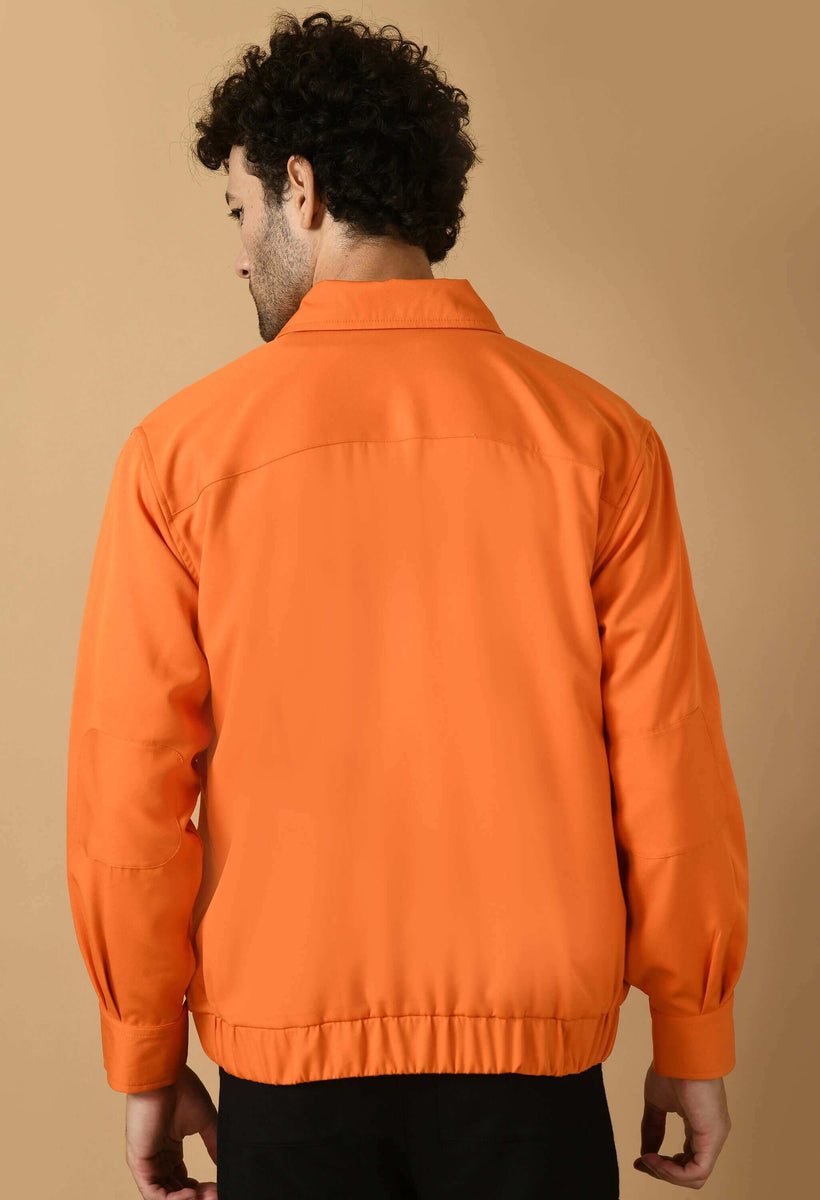 Orange Bomber Jackets By Offmint