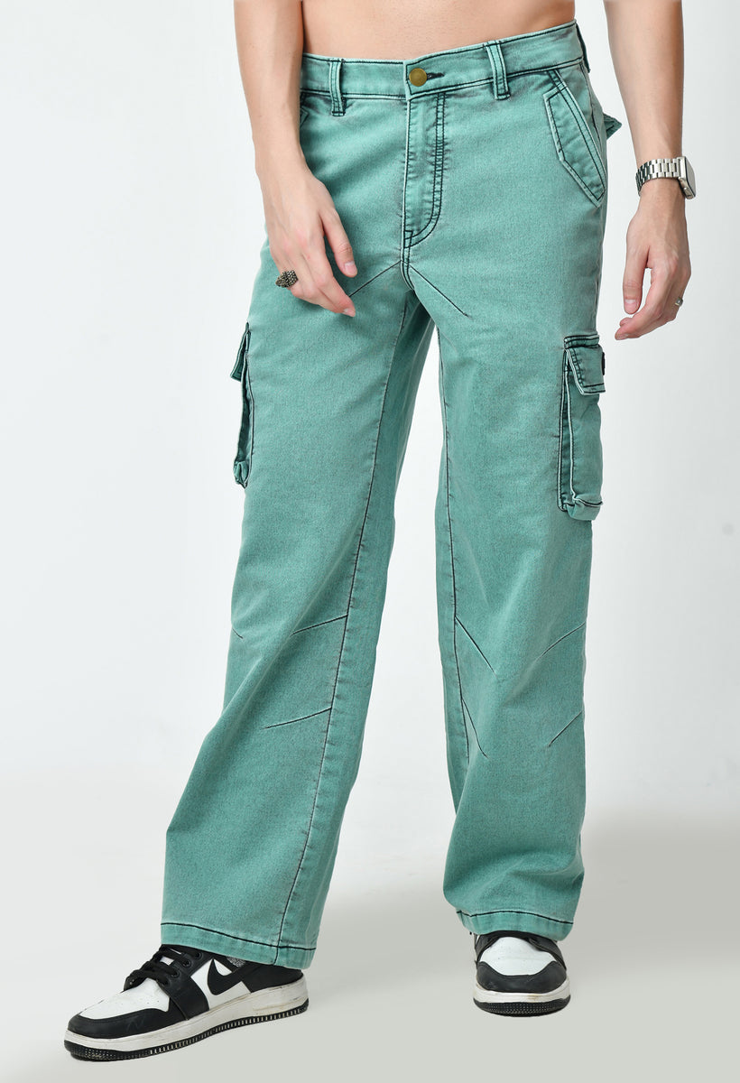 Green acid wash cargo – Offmint