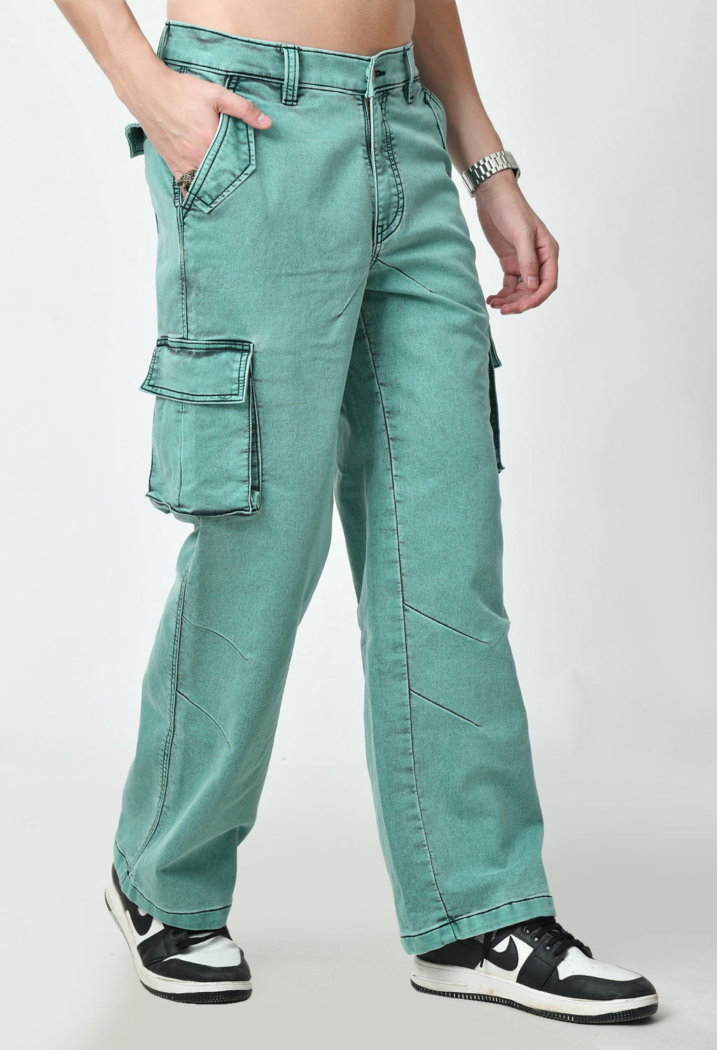 Green acid wash cargo – Offmint