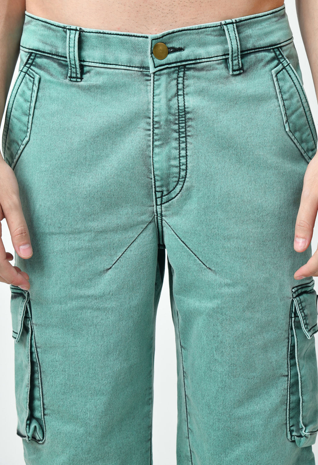 Green acid wash cargo – Offmint